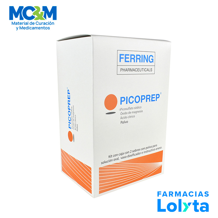 PICOPREP 10 MG /3.5/12 G C/2 SOBRES POLVO P/SOL ORAL PICOSULFATO DE ...