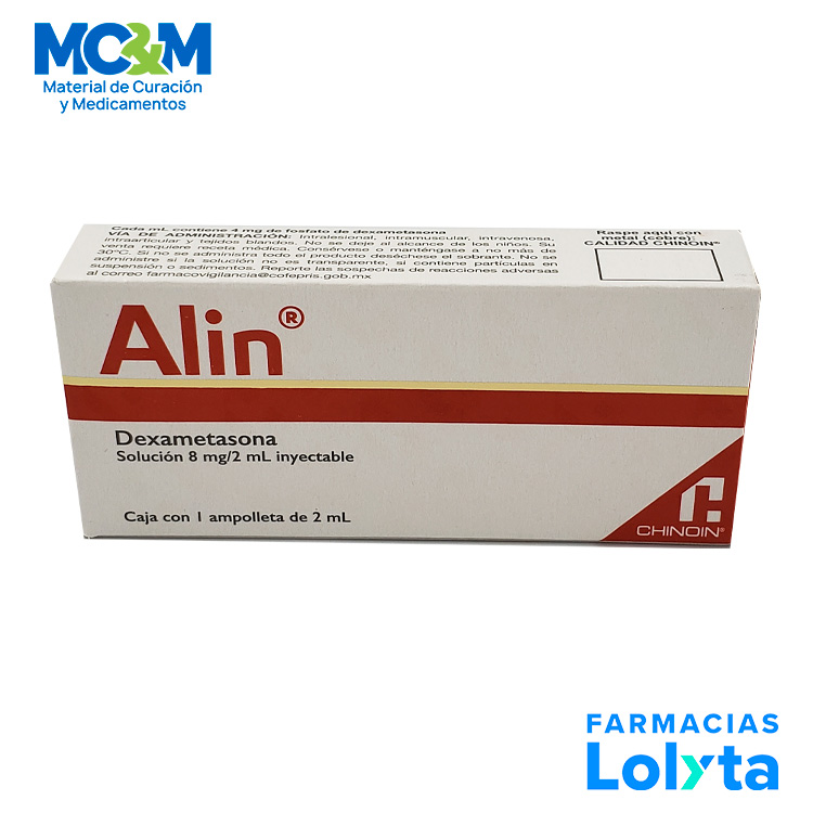 ALIN SOL INY 8 MG/2 ML DEXAMETASONA LAB CHINOIN | Website MC&M