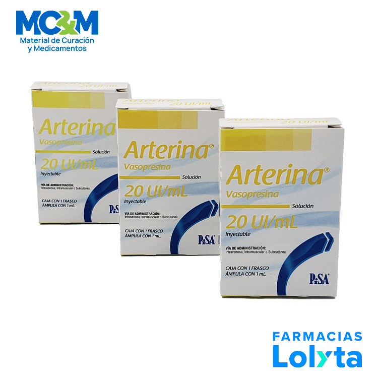 VASOPRESINA SOL INY 20 UI/ML ARTERINA LAB PISA (RF) | Website MC&M