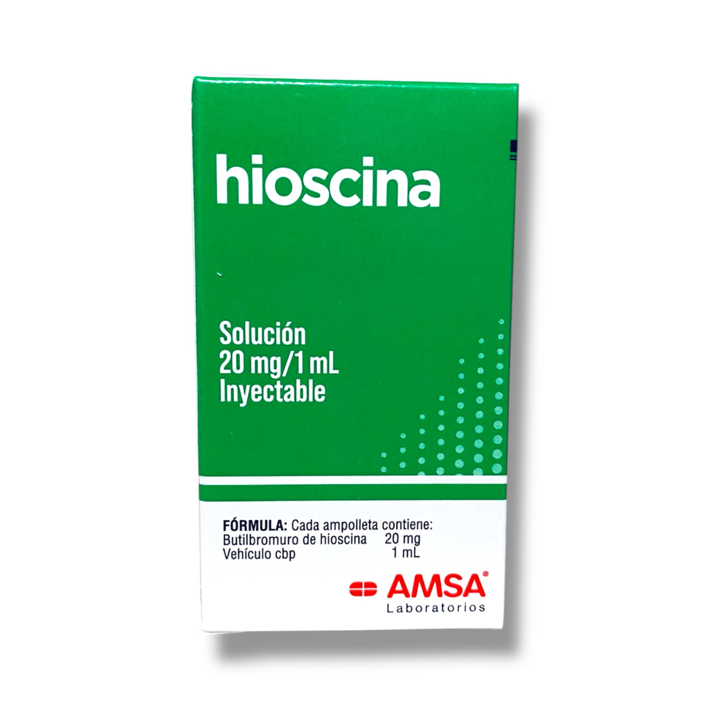 BUTILHIOSCINA (HIOSCINA) SOL INY 20 MG/ML C/3 AMP LAB AMSA | Website MC&M