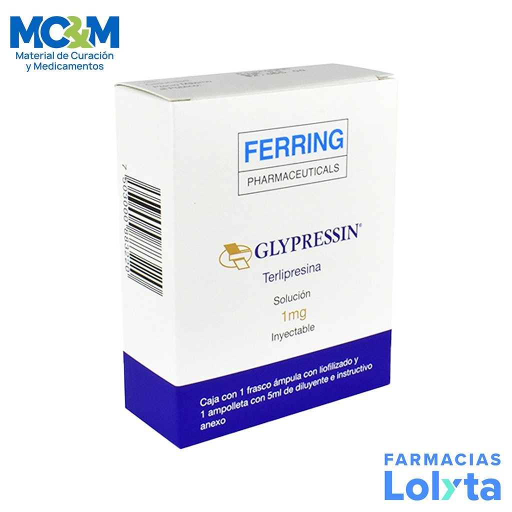 GLYPRESSIN SOL INY 1 MG TERLIPRESINA LAB FERRING | Website MC&M