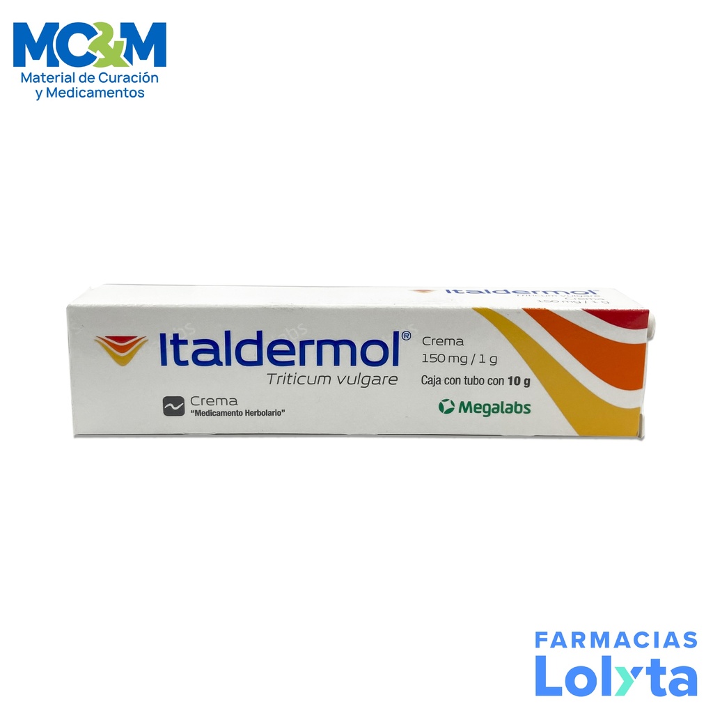 ITALDERMOL CREMA 150/10 MG/G TUBO C/10 G TRITICUM VULGARE FENOXIETANOL ...