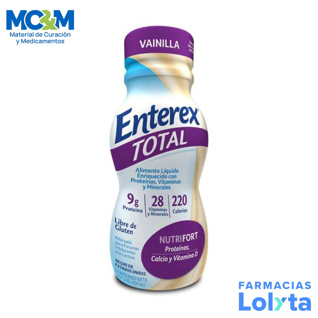 ENTEREX PLUS SUPLEMENTO ALIMENTICIO C/237 ML VAINILLA LAB VICTUS ...