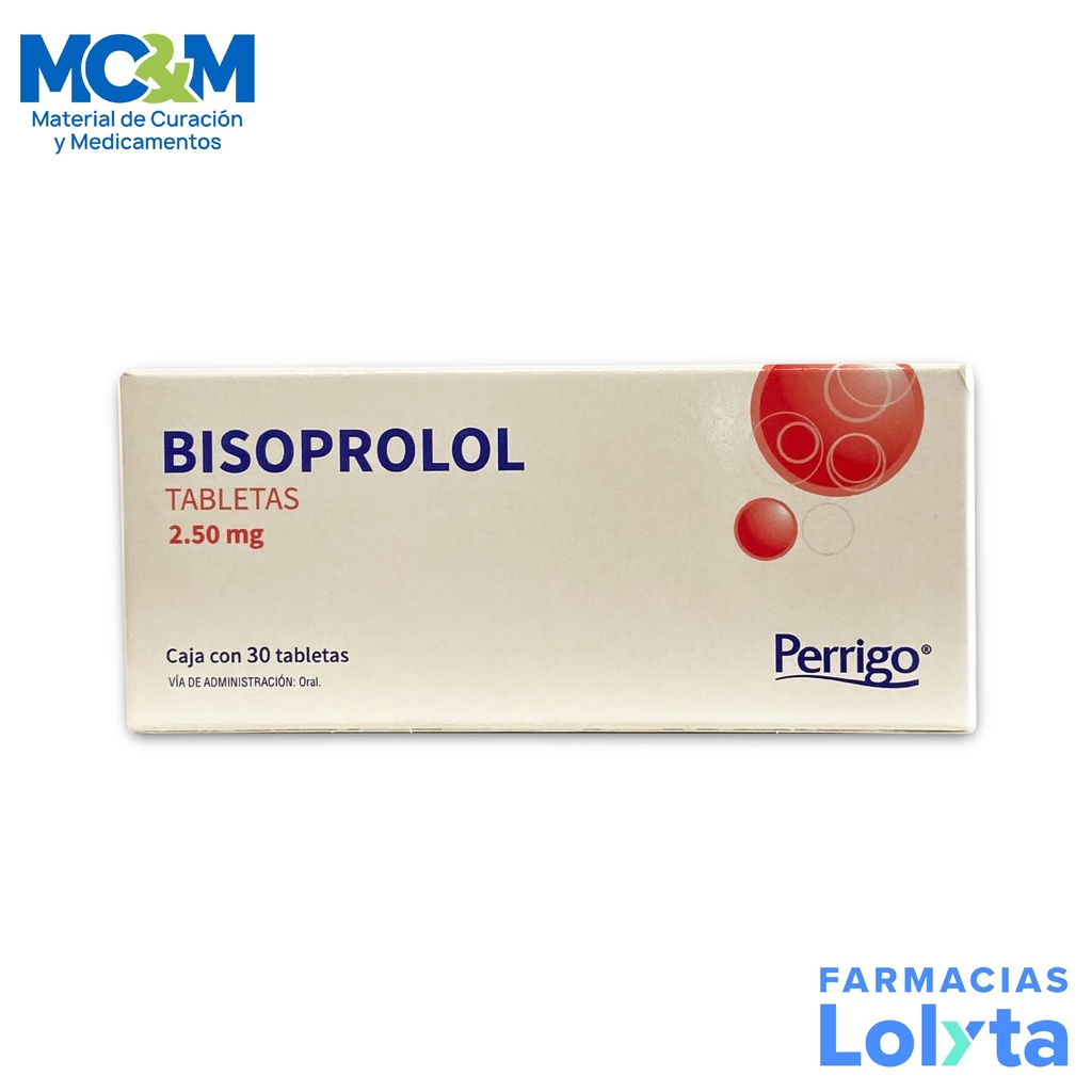 BISOPROLOL 2.50 MG C/30 TAB LAB QUIFA | Website MC&M