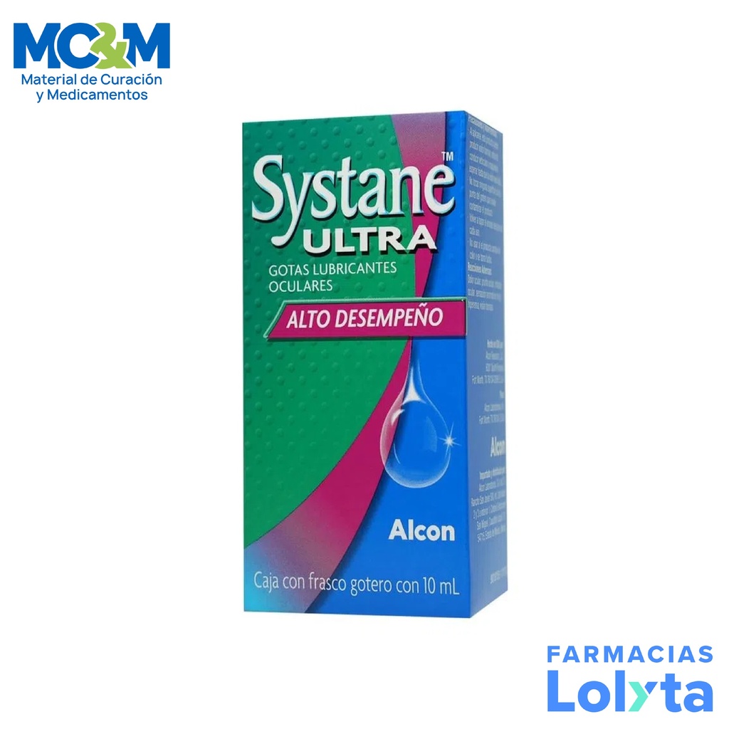 SYSTANE ULTRA SOL OFTALMICA FCO GOTERO C/10ML GOTAS LUBRICANTES ...