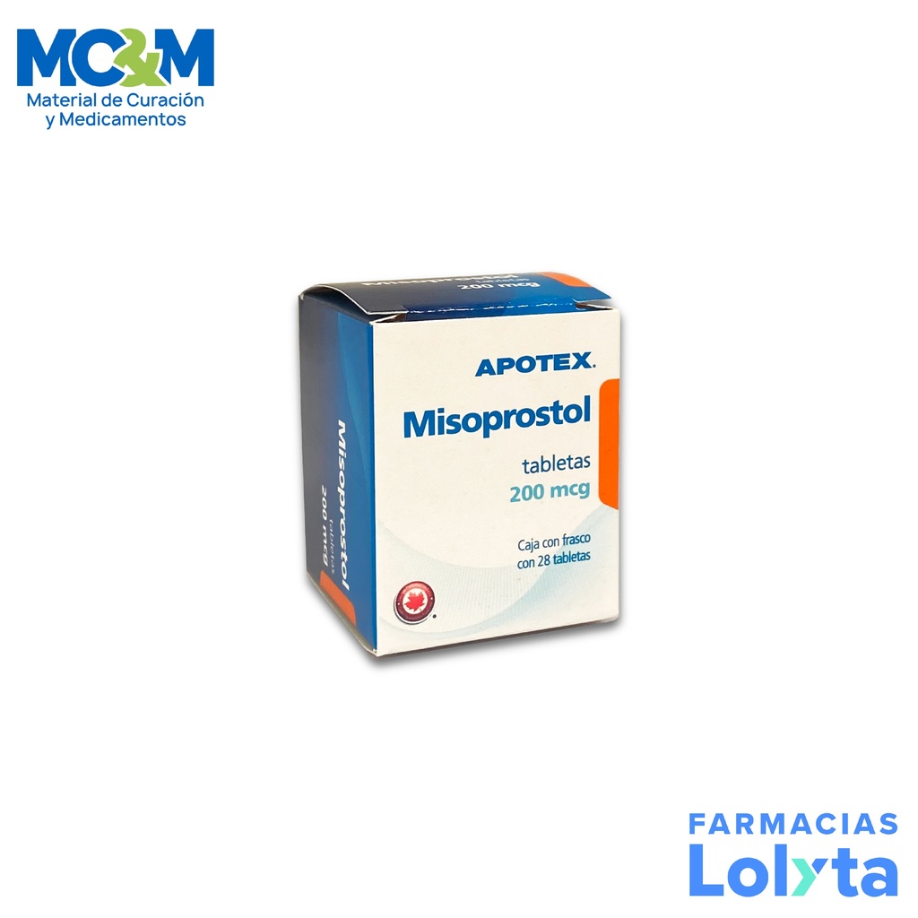 MISOPROSTOL 200MCG C/28 TAB LAB APOTEX | Website MC&M