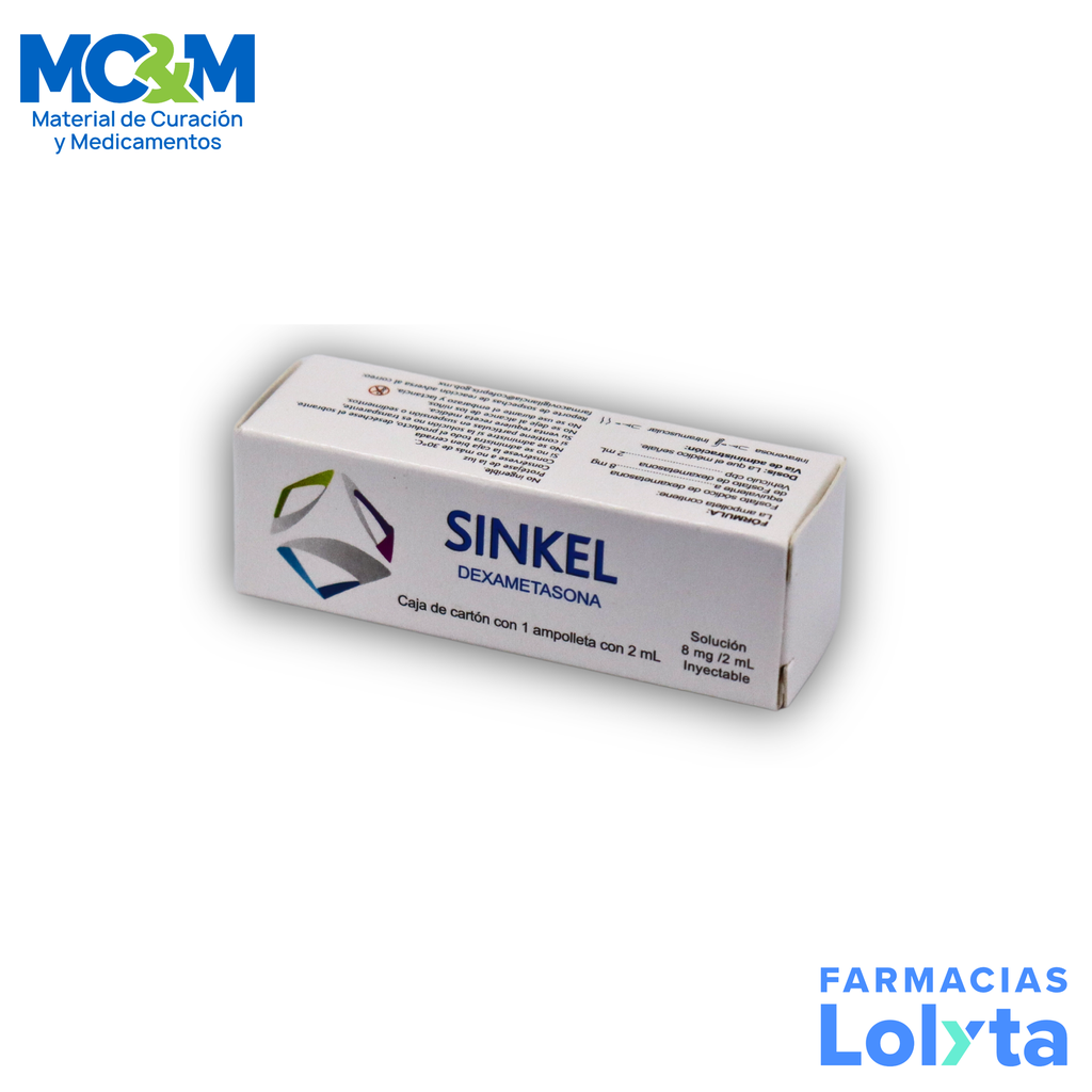 DEXAMETASONA SOL INY 8 MG/2 ML SINKEL LAB DANKEL MEDICAL | Website MC&M