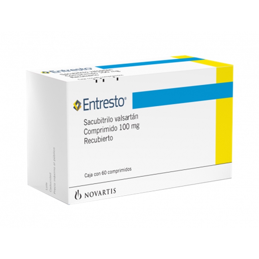 ENTRESTO 100 MG C/60 COMPRIMIDOS SACUBITRILO VALSARTAN LAB NOVARTIS ...