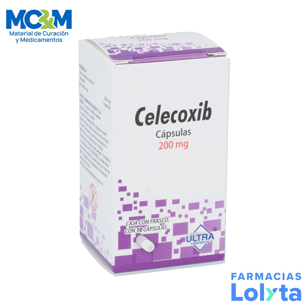 CELECOXIB 200 MG C/10 CAP LAB ULTRA | Website MC&M