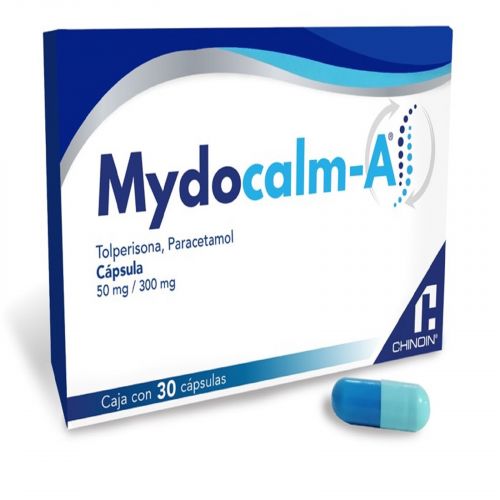 MYDOCALM 50MG/300MG C/30 CAP TOLPERISONA PARACETAMOL LAB CHINOIN ...