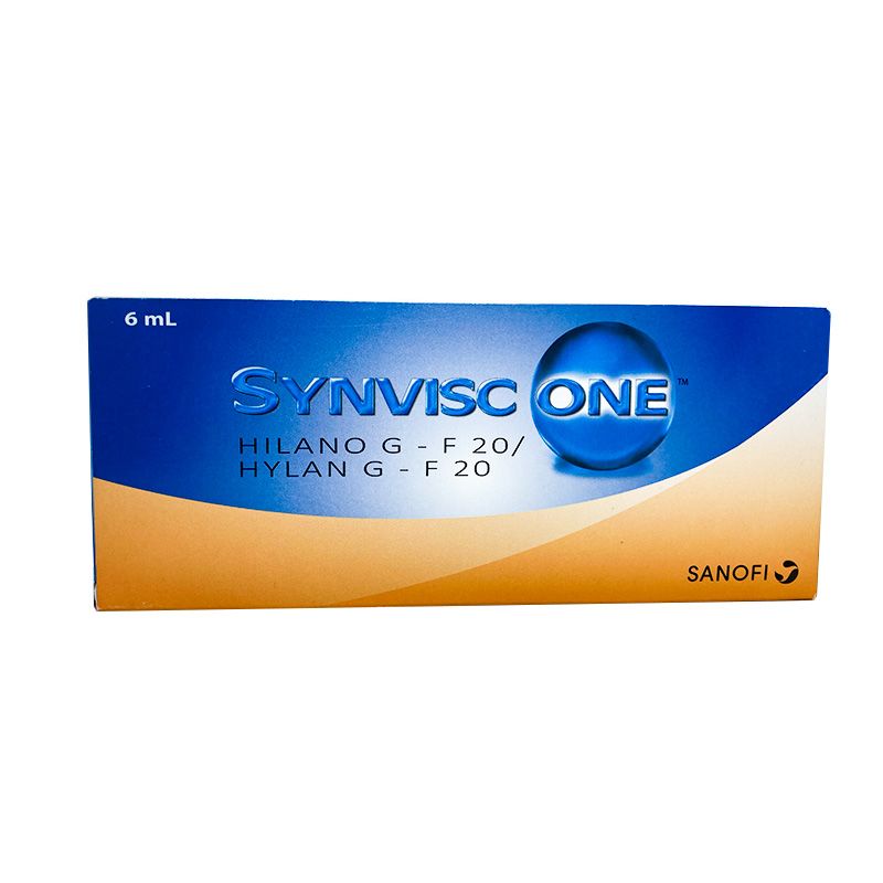 SYNVISC ONE SOL INY 8 MG/ML C/6 ML JERINGA PRELLENADA HILANO G-F 20 LAB SANOFI | Website MC&M