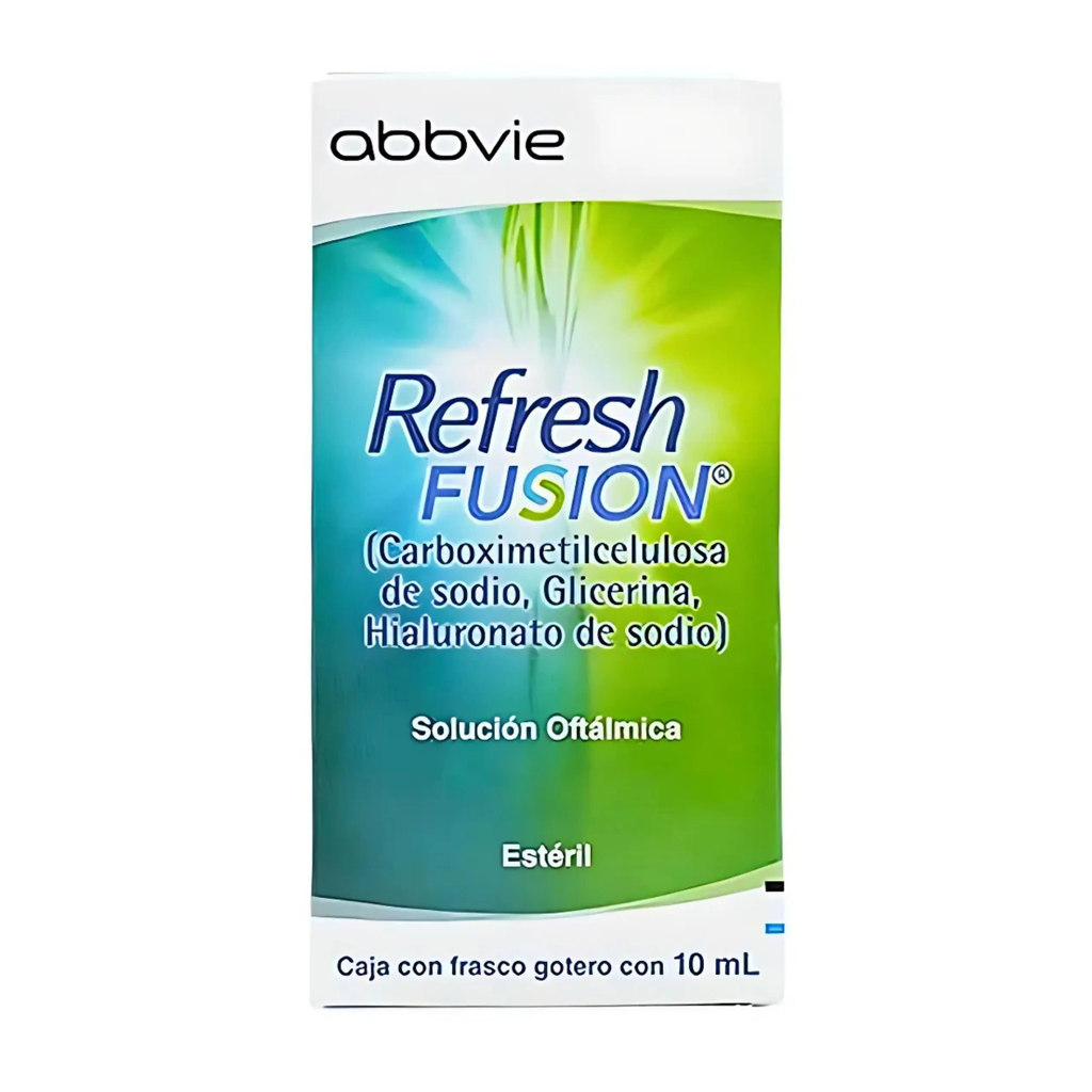 REFRESH FUSION SOL OFTALMICA 0.5/0.9/1% FCO C/10 M CARBOXIMETILCELULOSA ...