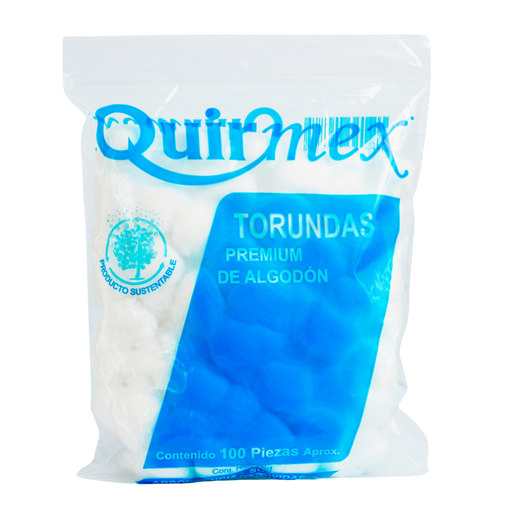TORUNDA ALGODON NO ESTERIL 75 G QUIRMEX | Website MC&M